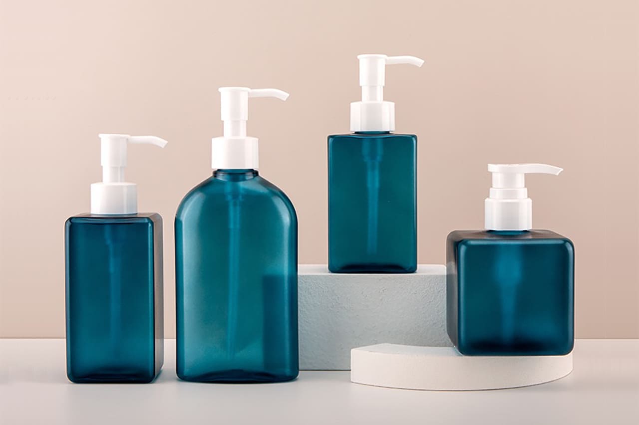 Blue Lotion Bottles Supplier